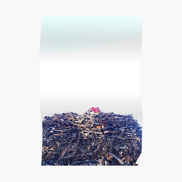 "Building a scrap tower" Poster for Sale by vumerang | Redbubble