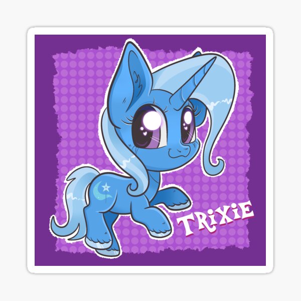 "The Great and Chibi Trixie " Sticker for Sale by AlanisArt | Redbubble
