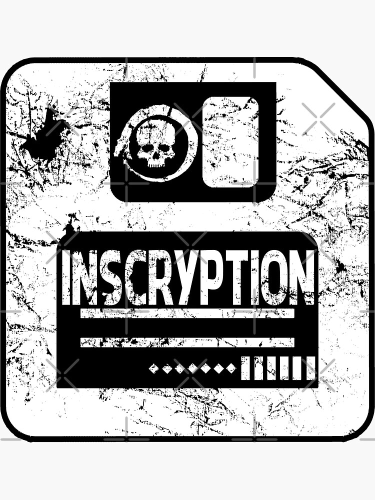 "Inscryption Game on floppy disk" Sticker for Sale by Manoroma | Redbubble
