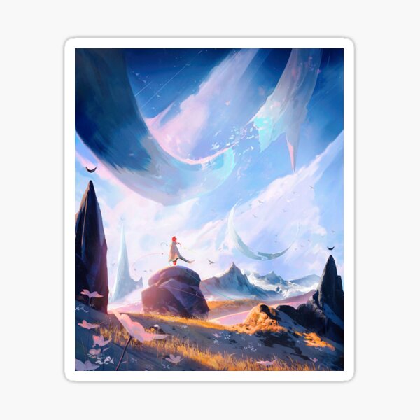 "Skybreak Art " Sticker for Sale by HisokaArtCard | Redbubble