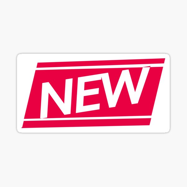 "Red New " Sticker for Sale by wa2022 | Redbubble