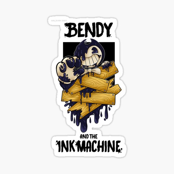 "bendy and the ink machine" Sticker for Sale by lovemyronaa | Redbubble