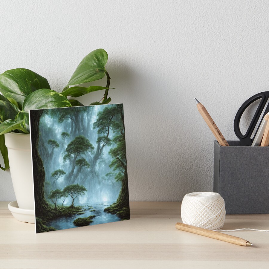 "The fascinating knowledge about mystical trees" Art Board Print for ...