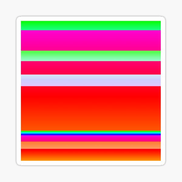 "Energetic color palette | Energetic color combination" Sticker for ...