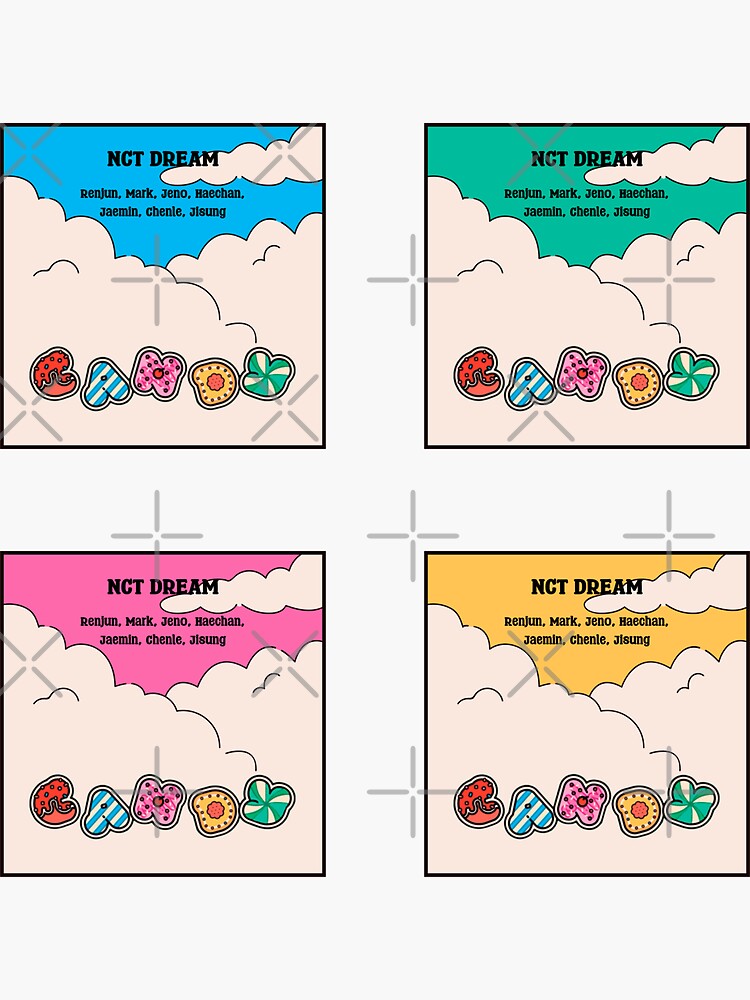 "CANDY - NCT DREAM (all colors Pack)" Sticker for Sale by smallkore ...