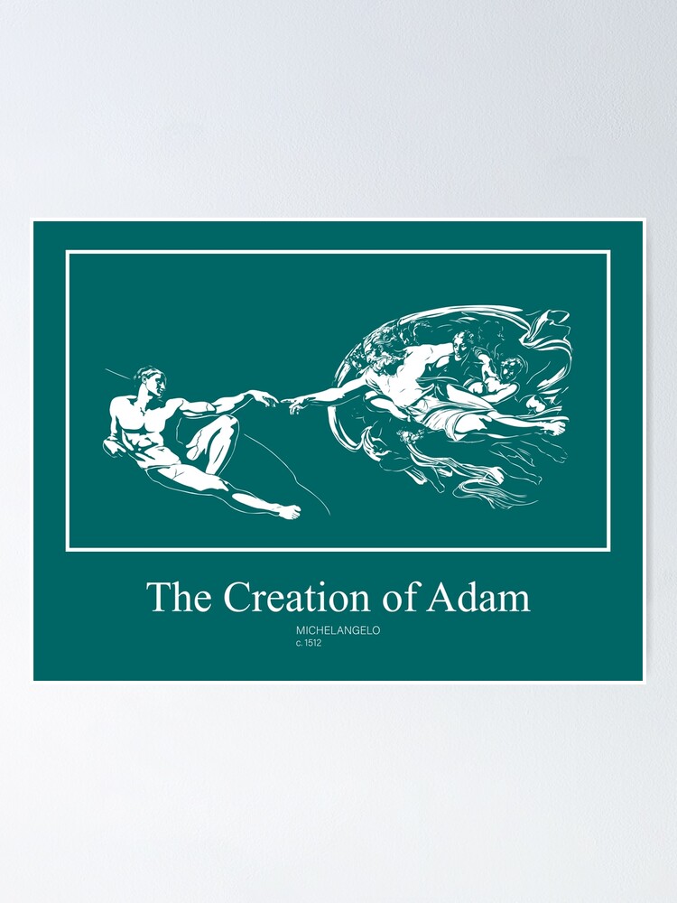 "The Creation of Adam" Poster for Sale by rpalesca | Redbubble
