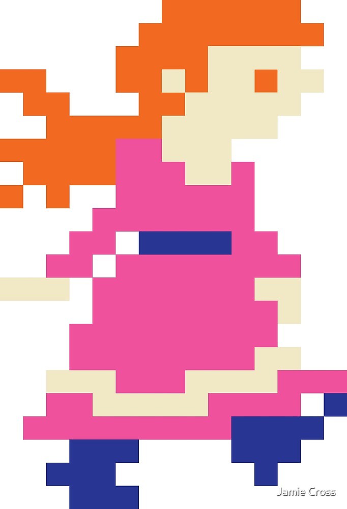 "Pauline Pixel Art 01" by Jamie Cross | Redbubble