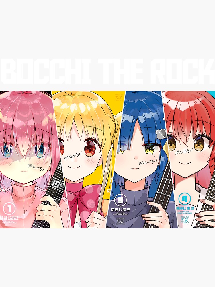 "Bocchi Rock" Sticker for Sale by Fanimesz | Redbubble