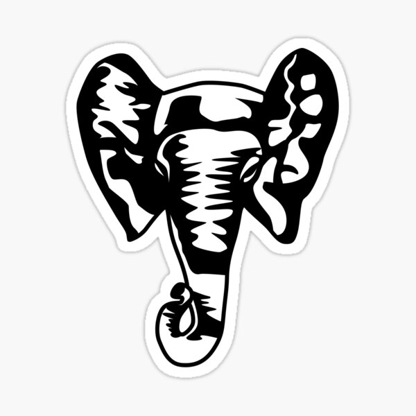 "xxxtentacion elephant tattoo sticker" Sticker for Sale by VectorM ...