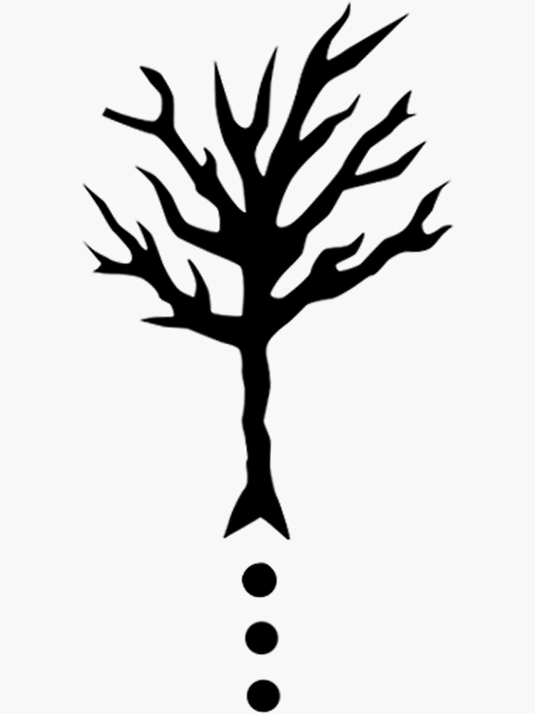 Xxxtentacion Tree Tattoo Sticker Sticker For Sale By Vectorm Redbubble