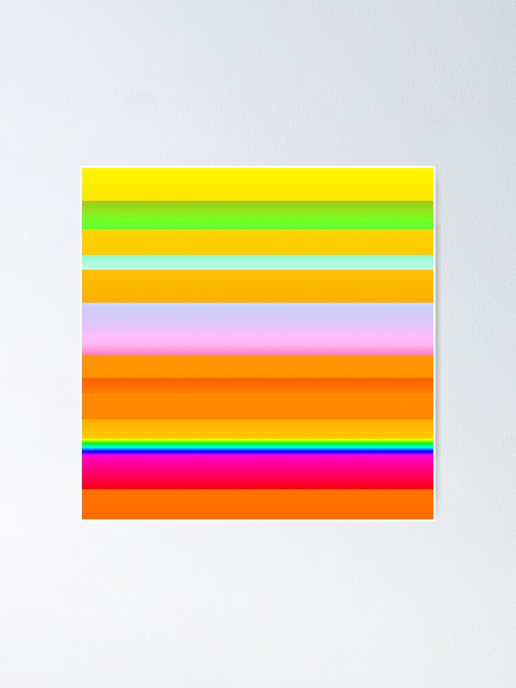 "Energetic color palette | Energetic color combination" Poster for Sale ...