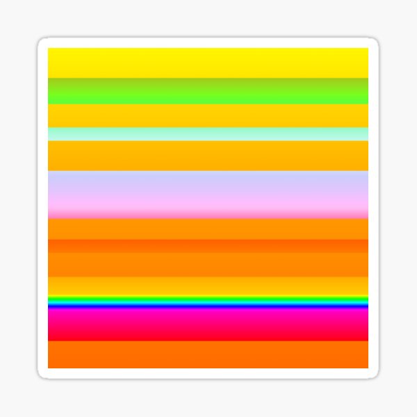 "Energetic color palette | Energetic color combination" Sticker for ...