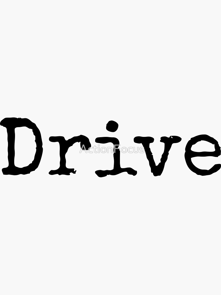 "Drive Forward - motivational yearly word" Sticker for Sale by ...