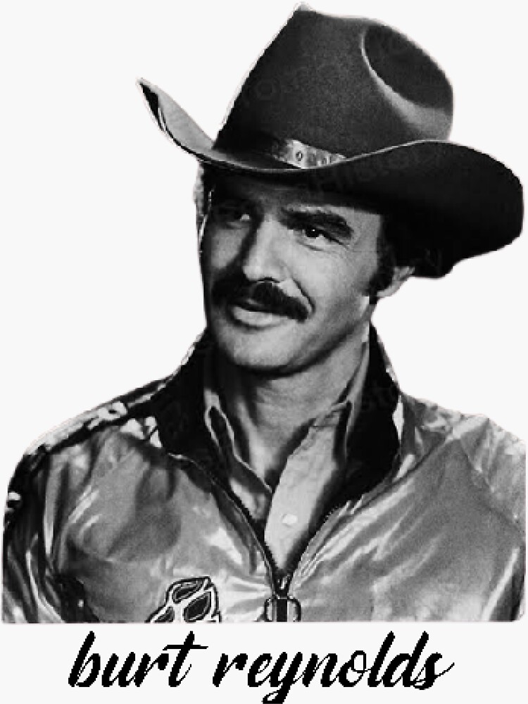 "Burt Reynolds Legend" Sticker for Sale by Hilmanku | Redbubble