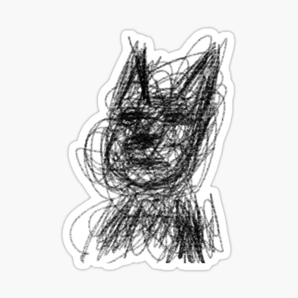 "Sonic the hedgehog scribble " Sticker for Sale by AGoatProphet | Redbubble