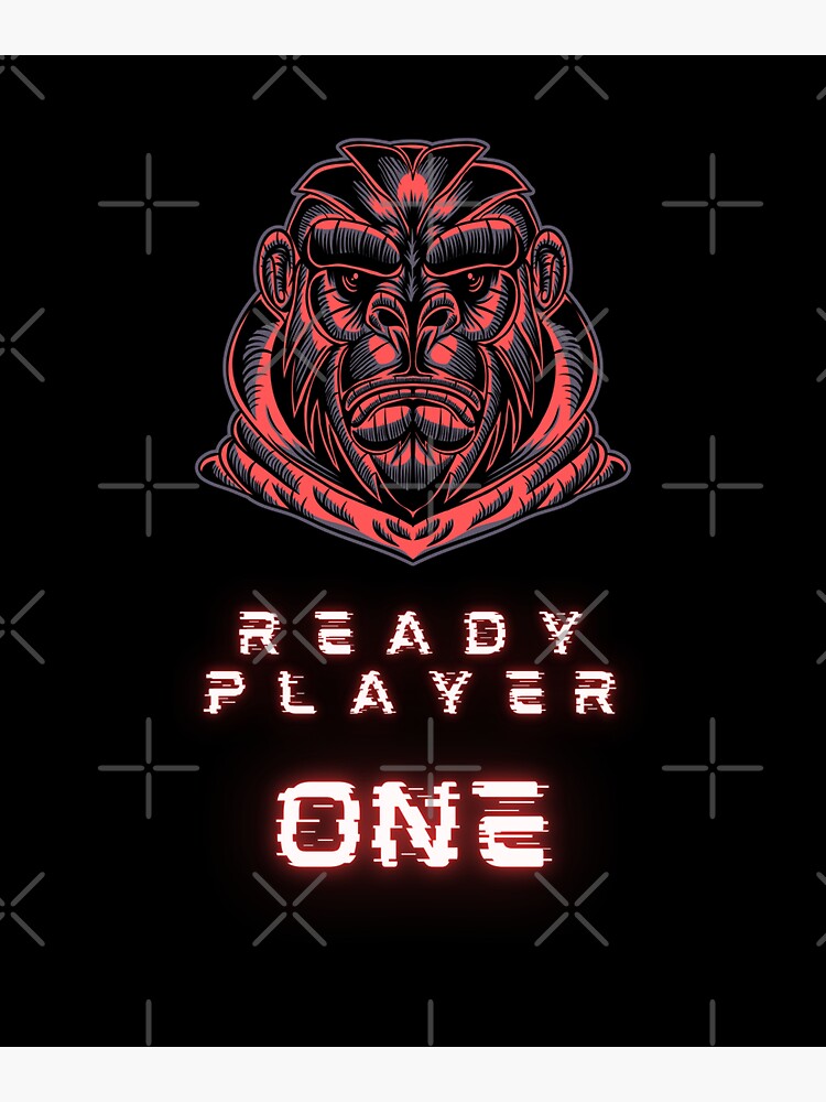 "Ready player One Alpha Ape" Sticker for Sale by ZahraMehtab | Redbubble