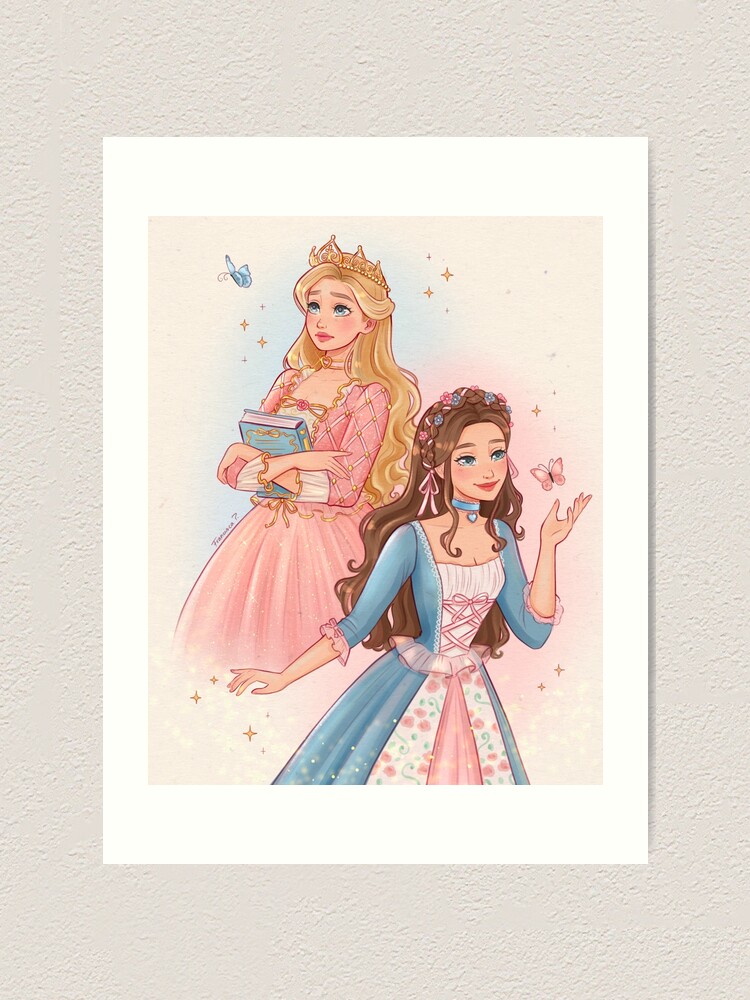 "the princess and the pauper" Art Print for Sale by artbykika | Redbubble