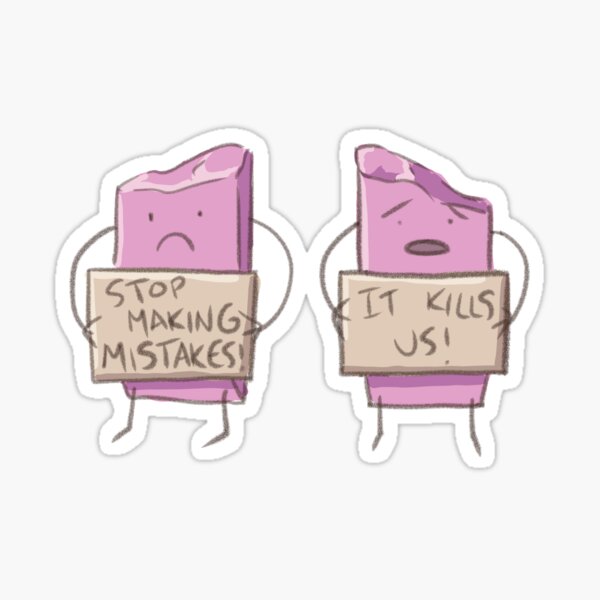 "Funny Eraser Cartoon" Sticker for Sale by AtLSeal | Redbubble