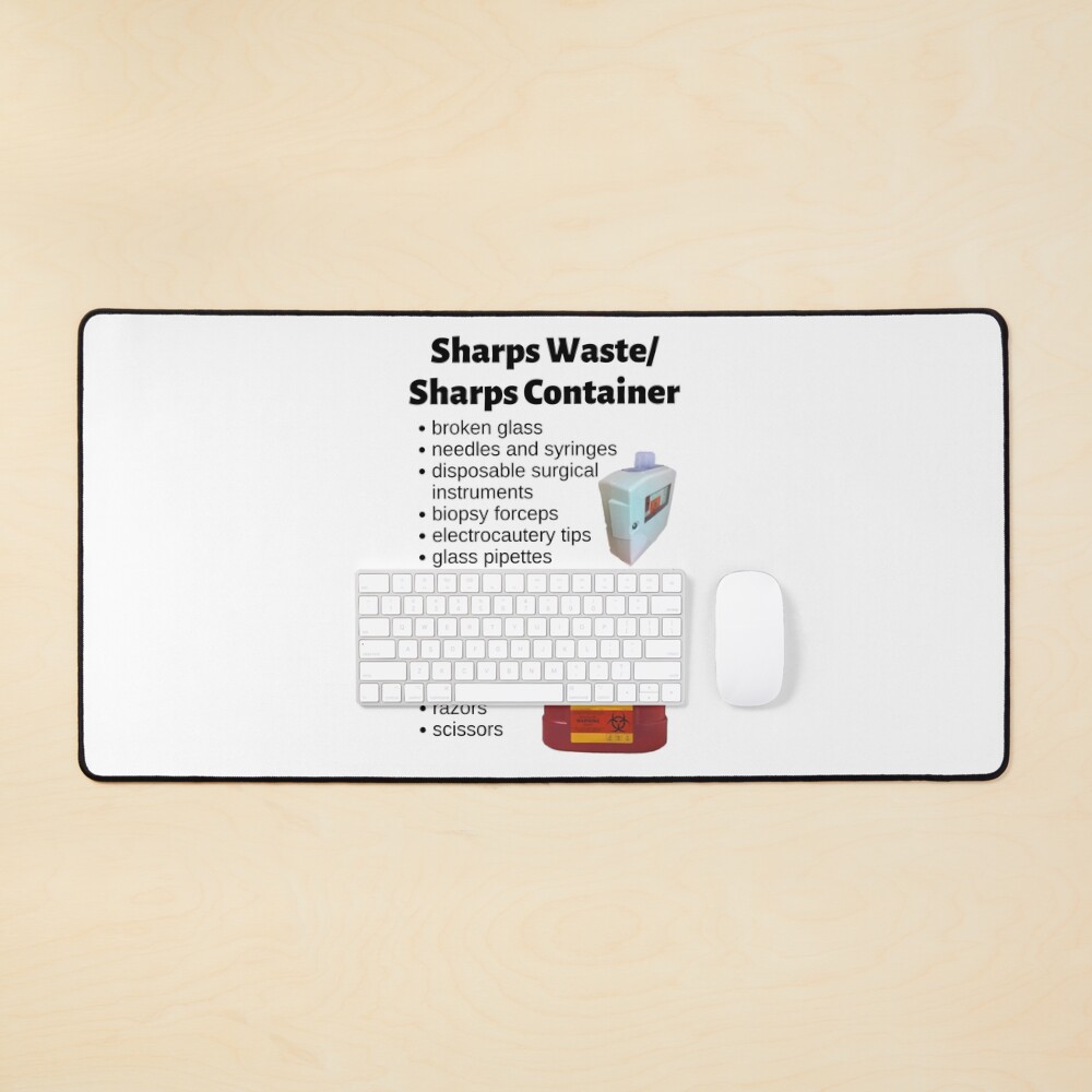 "Sharps Waste / Sharps Container List Infographic" Poster for Sale by ...