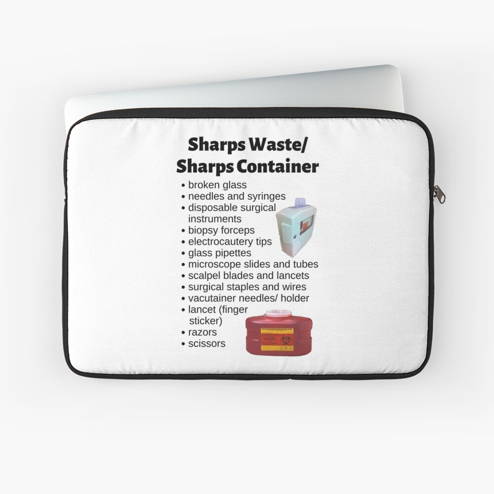 "Sharps Waste / Sharps Container List Infographic" Poster for Sale by ...