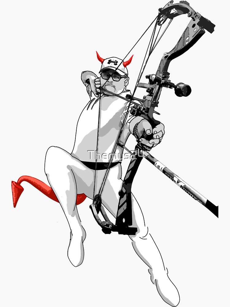 "evil archer" Sticker for Sale by Themys24 | Redbubble