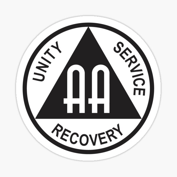 "AA unity service recovery" Sticker for Sale by HarryTeesStore | Redbubble
