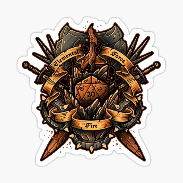 "Fire" Sticker for Sale by Shiiraoka | Redbubble