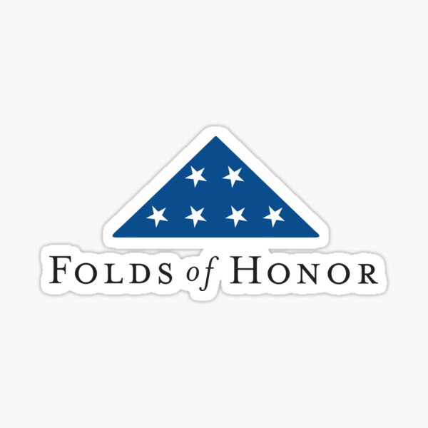 "folds of honor" Sticker for Sale by AchHam | Redbubble