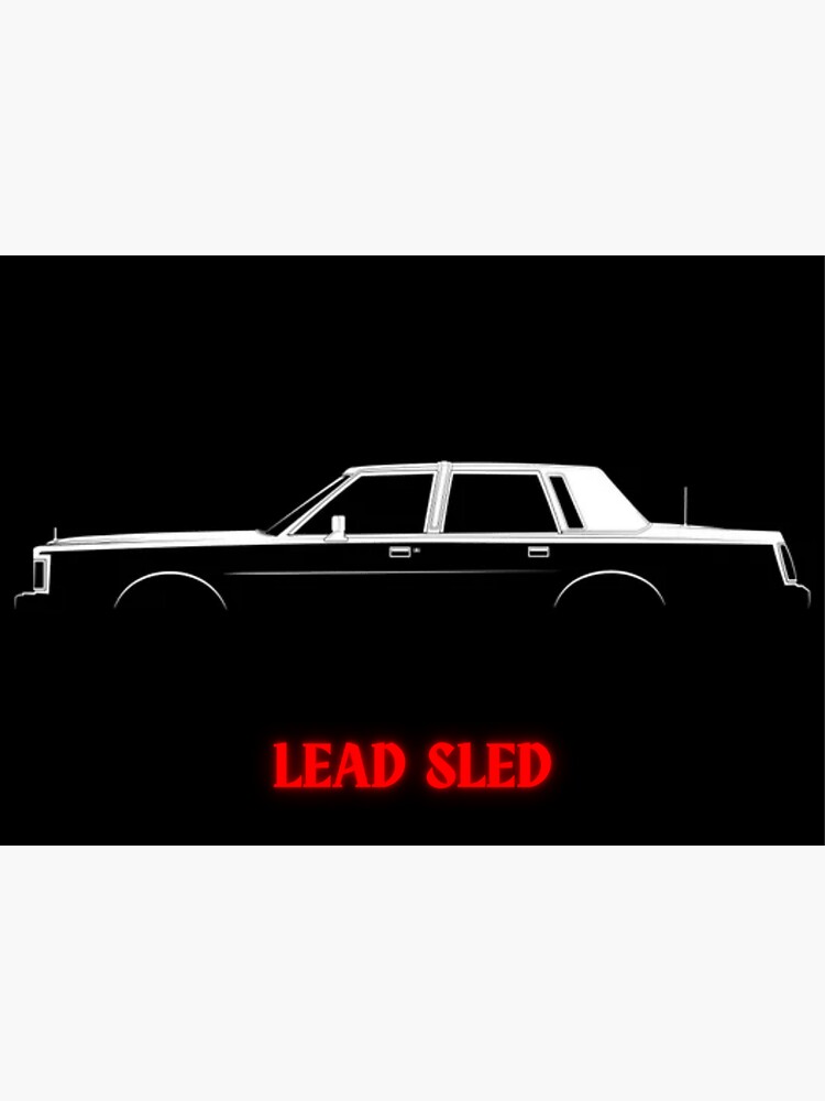 "LEAD SLED" Sticker for Sale by WillettsDesignz | Redbubble