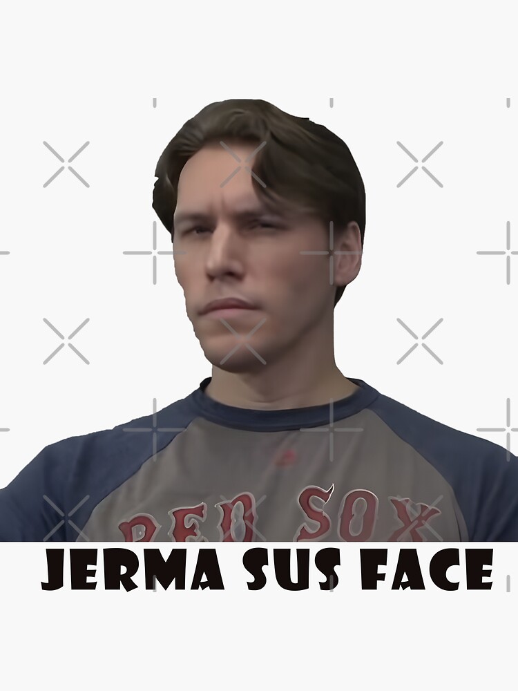 "Jerma Sus Face Sticker" Sticker for Sale by medante15 | Redbubble