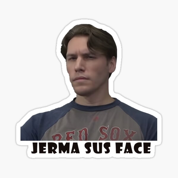 "Jerma Sus Face Sticker" Sticker for Sale by medante15 | Redbubble