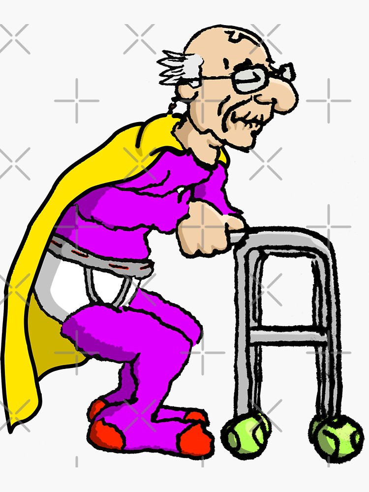 "The Incredible Geezer Man!" Sticker for Sale by disteaj | Redbubble