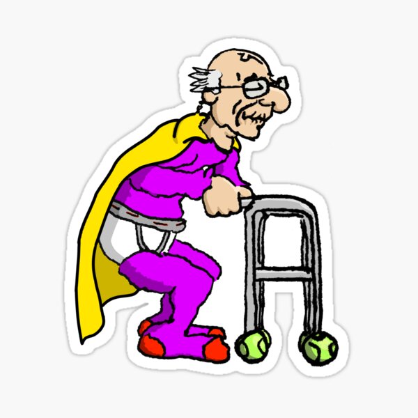 "The Incredible Geezer Man!" Sticker for Sale by disteaj | Redbubble