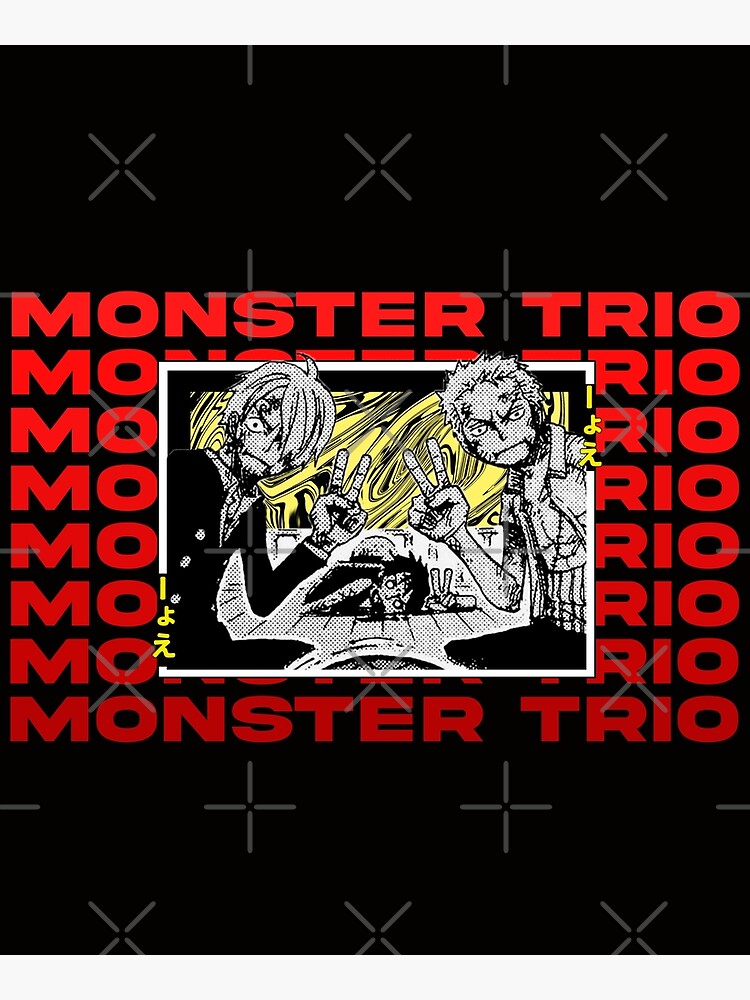 "Monster Trio One Piece" Poster for Sale by EffingArt | Redbubble