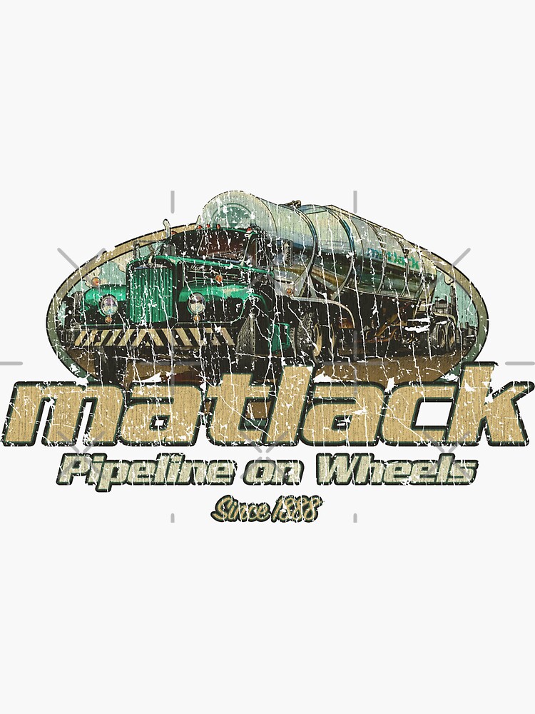 "Matlack Pipeline on Wheels 1888" Sticker for Sale by AstroZombie6669 ...
