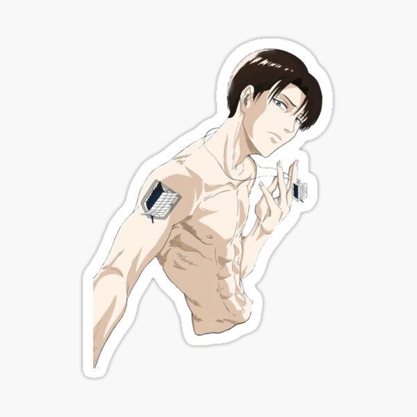 "Shingeki No Kyojin - Levi" Sticker for Sale by HD90 | Redbubble