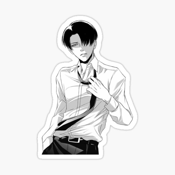 "Shingeki No Kyojin - Levi" Sticker for Sale by HD90 | Redbubble