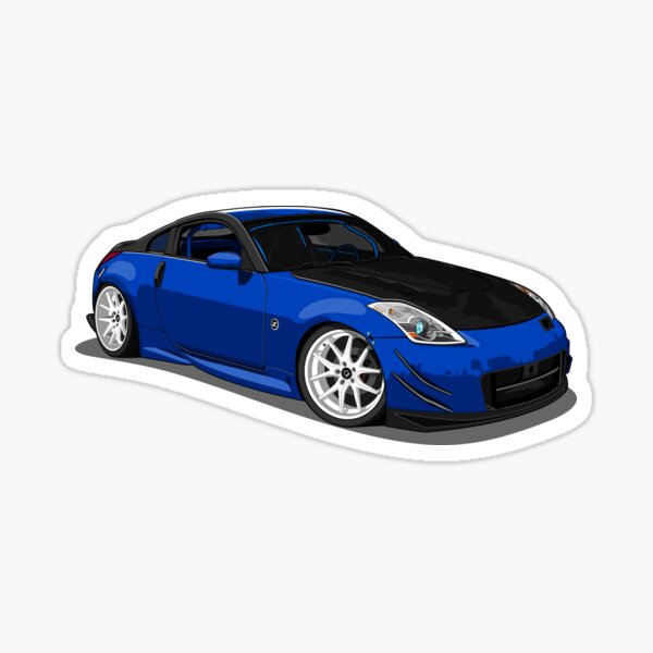 "Nissan 350z" Sticker by zero260 | Redbubble