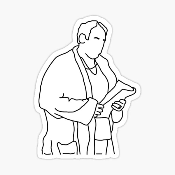 "Tony" Sticker for Sale by Sassiart | Redbubble