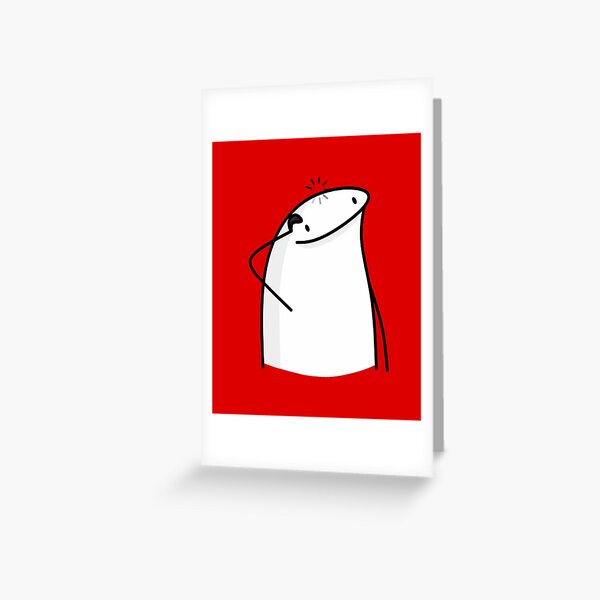 "Funny Flork Memes" Greeting Card for Sale by awalkont | Redbubble