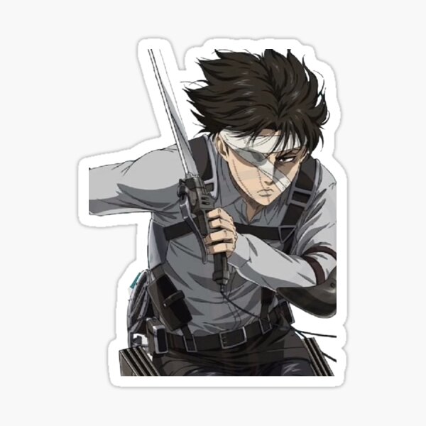 "Shingeki No Kyojin - Levi" Sticker for Sale by HD90 | Redbubble