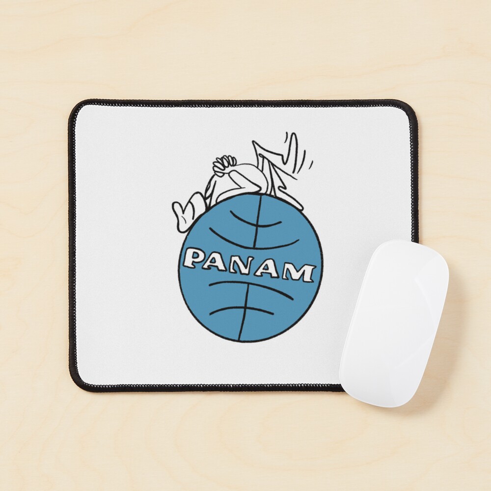 "Vintage drawing panam airlines panam logo " Sticker for Sale by ...