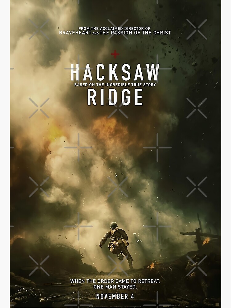 "Hacksaw Ridge Movie Poster " Poster for Sale by Douglas S Williams ...