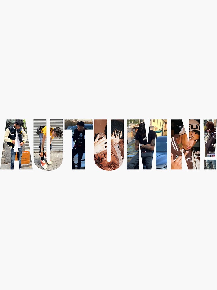 "Autumn! Twinuzis Rapper" Sticker for Sale by achristian2020 | Redbubble