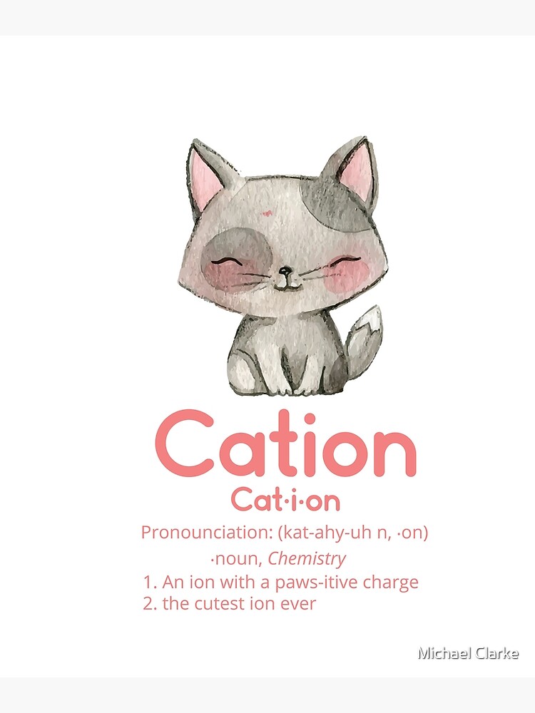 "Cation Cute Cat " Poster by Mikeyy109 | Redbubble