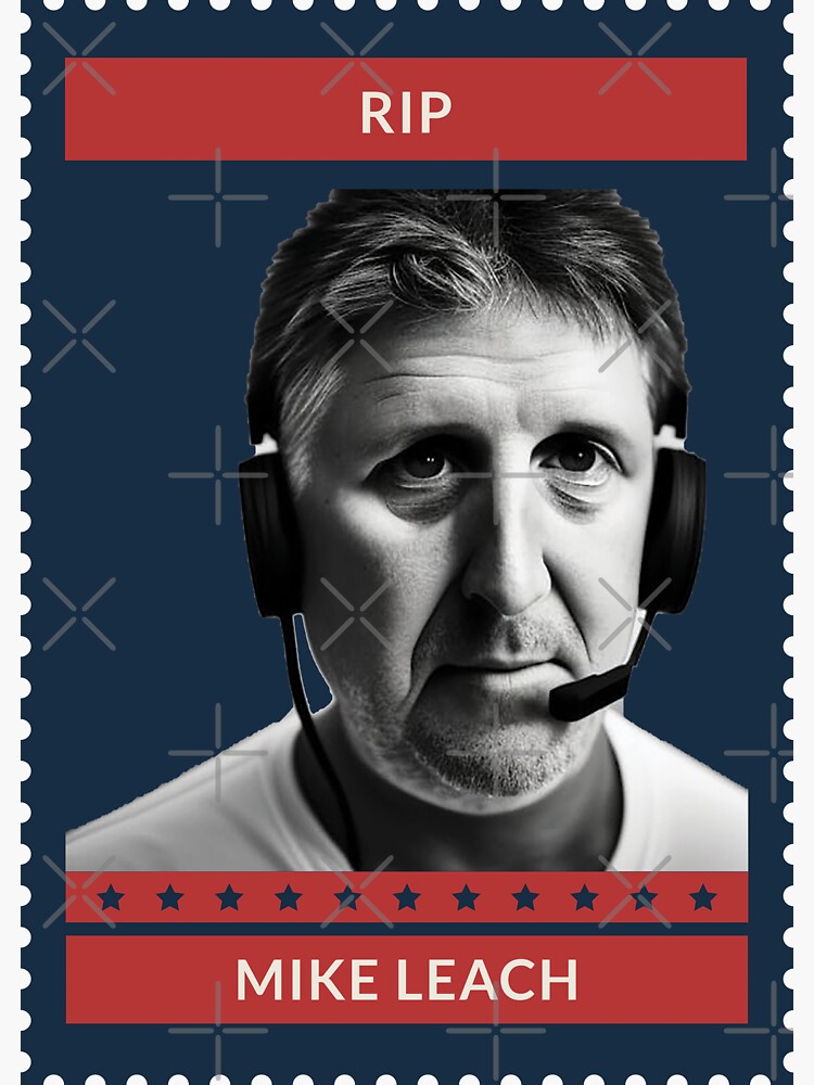 "Mike Leach" Sticker for Sale by Lilyashelf | Redbubble