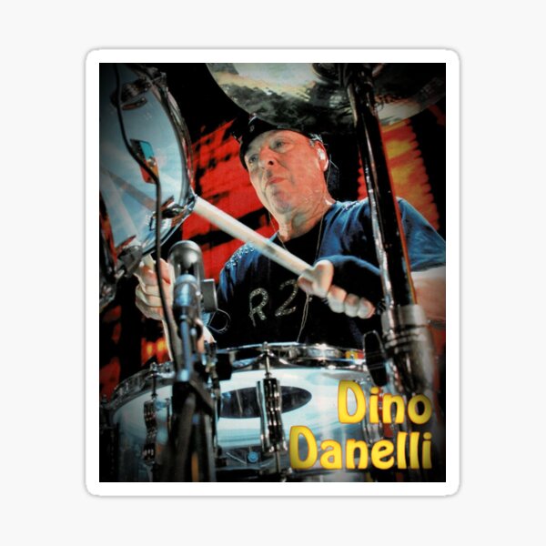 "Dino Danelli" Sticker for Sale by Mikalozan | Redbubble