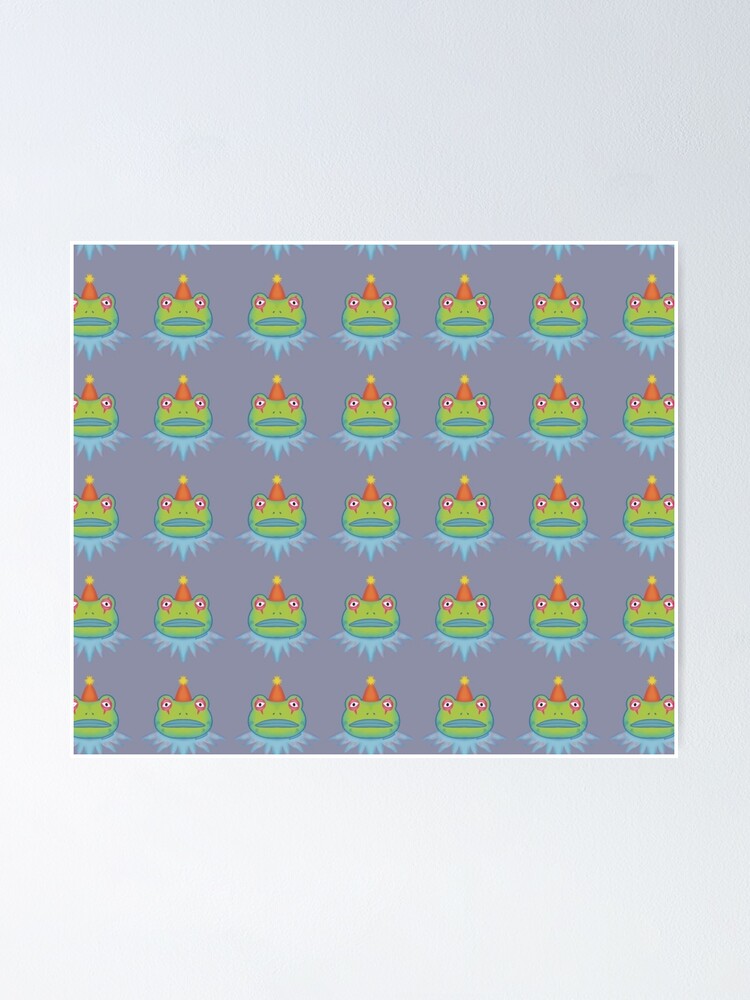 " sad frog clown" Poster for Sale by zoemeunierii10 | Redbubble
