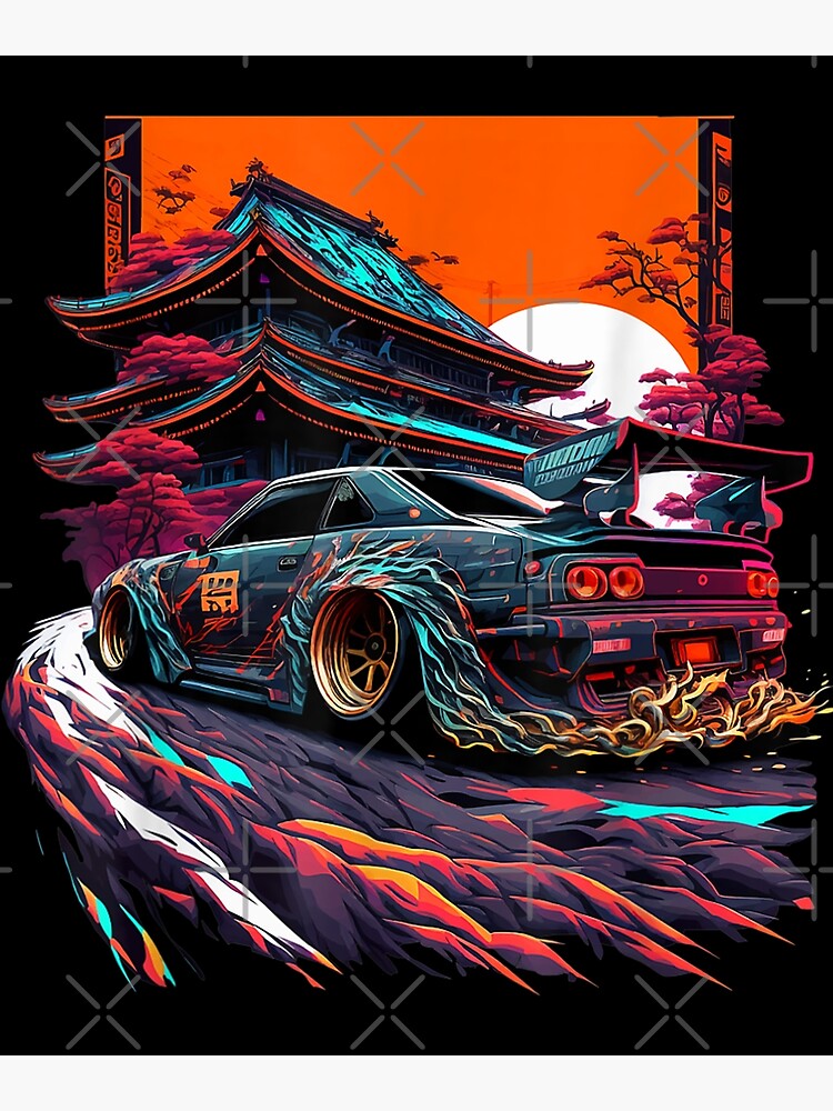 "Vintage Automotive JDM Legend Tuning Car Japanese Retro Car Racing ...