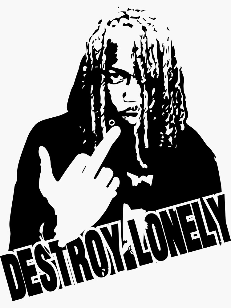 "Destroy Lonely rapper illustration " Sticker for Sale by Colors-up ...